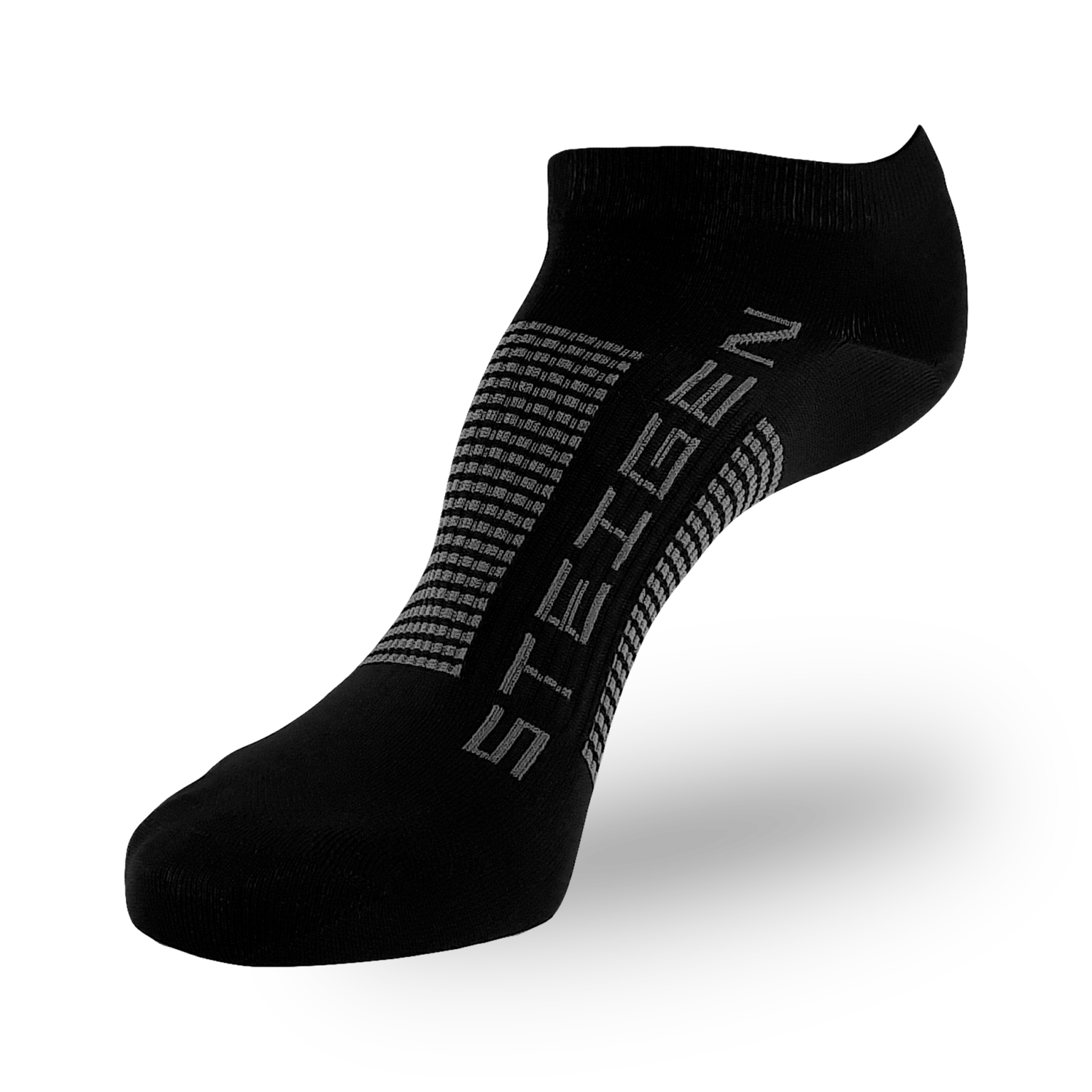 Black Running Socks Zero Length – Steigen Running Socken Switzerland